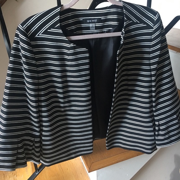 Nine West | Jackets & Coats | Nine West Knit Bellsleeve Cropped Jacket ...